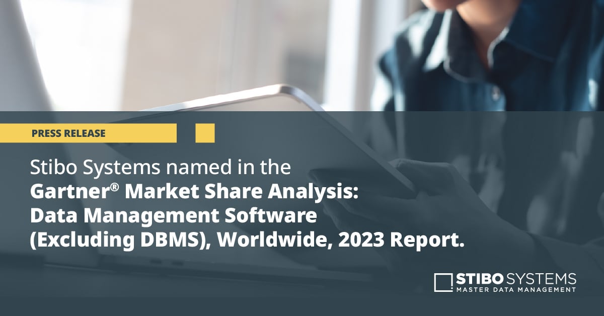 Stibo Systems named in the Gartner® Market Share Analysis | Press Release