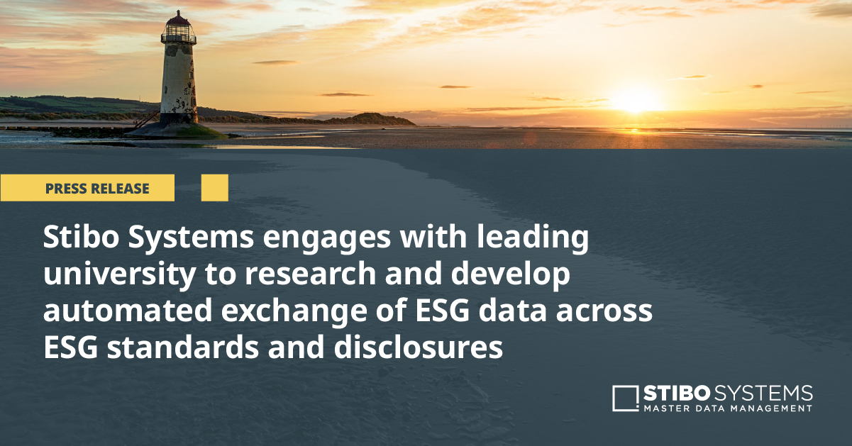Stibo Systems engages with leading university to automated ESG data