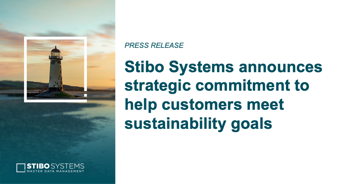 Stibo Systems commits to helping customers meet sustainability goals