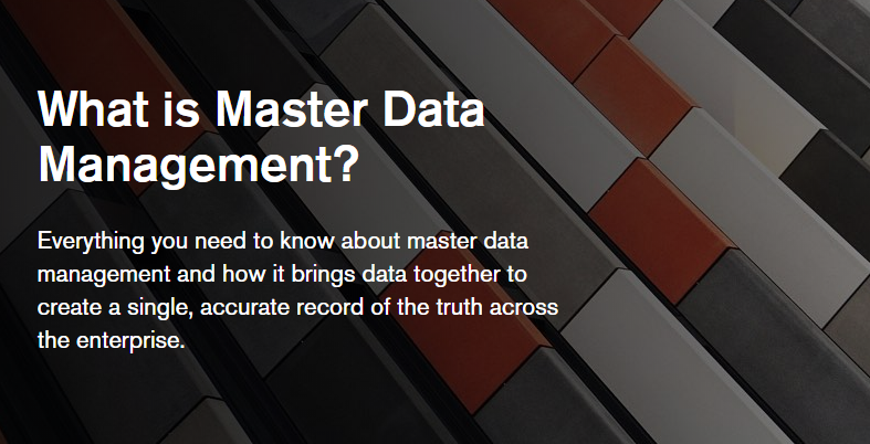 Master Data Management Solutions | Comprehensive data management built ...