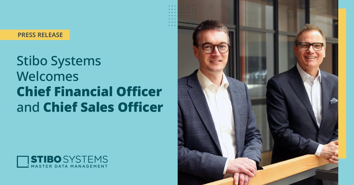 Stibo Systems Welcomes Chief Financial Officer, Chief Sales Officer